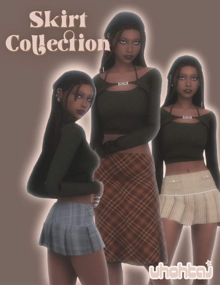 Sims 4 Skirts CC (Long, Minis, Denim, Pleated, Micro, and More)