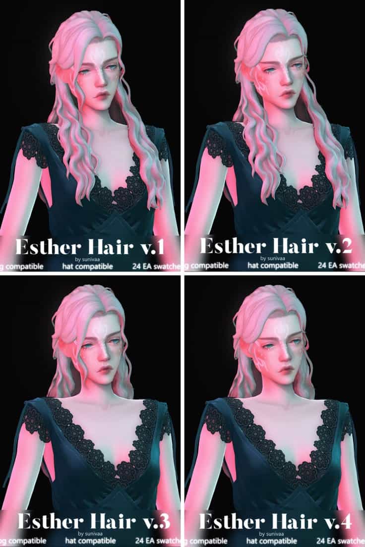Sims 4 CC Hair Maxis Match: Curly, Short, Long, Male & More