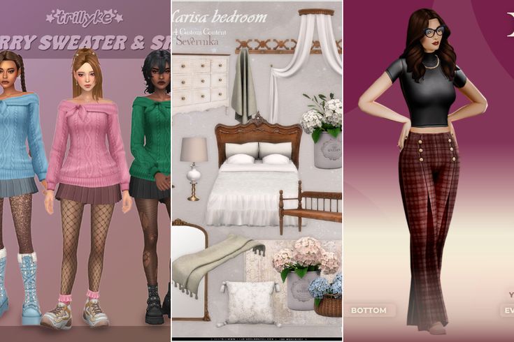 Sims 4 CC Downloads from Pinterest, Patreon, and Tumblr