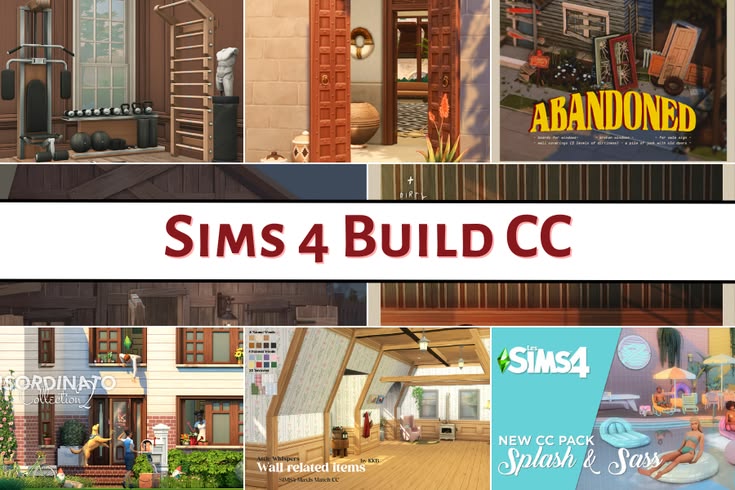 Sims 4 Build CC (Windows, Doors, Furniture, Clutter & More)